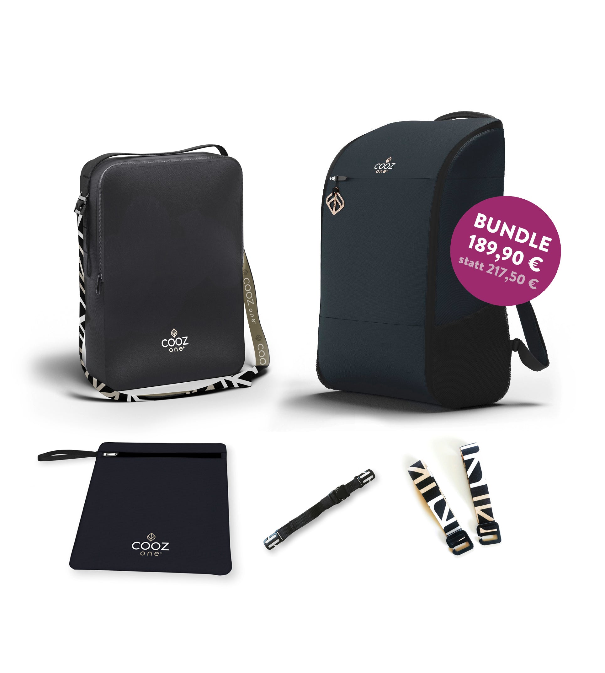 Sustainable diaper bag all-in-one bundle | COOZ one